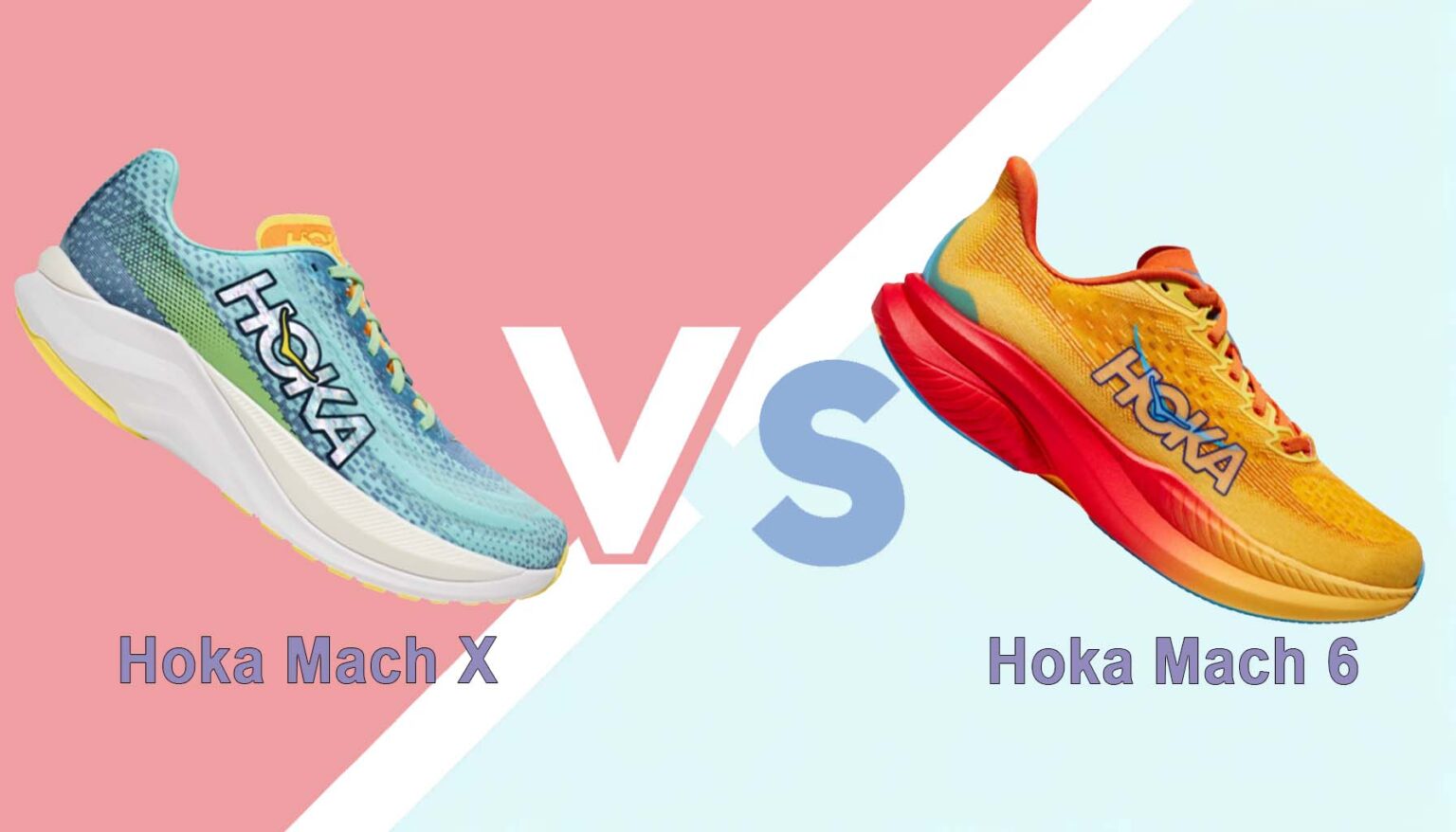 Frente a Frente: Hoka Mach X Vs Hoka Mach 6