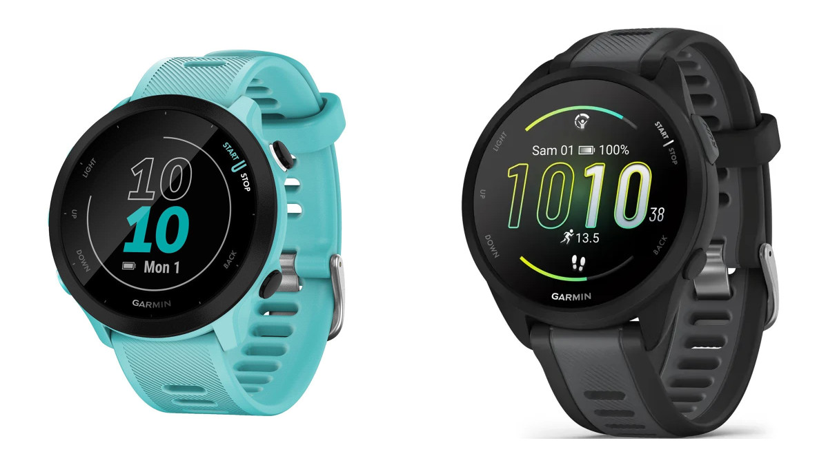 Comparativa: Garmin Forerunner 55 vs Garmin Forerunner 165